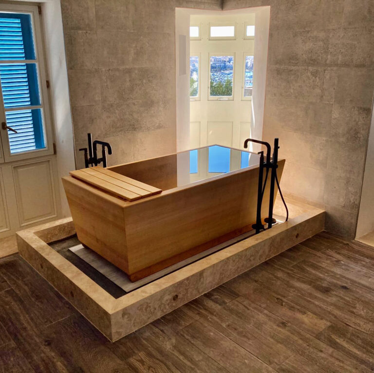 Red Cedar Kyoto Ofuro Soaking Tub | Japanese Wood Bath | Zen Bathworks